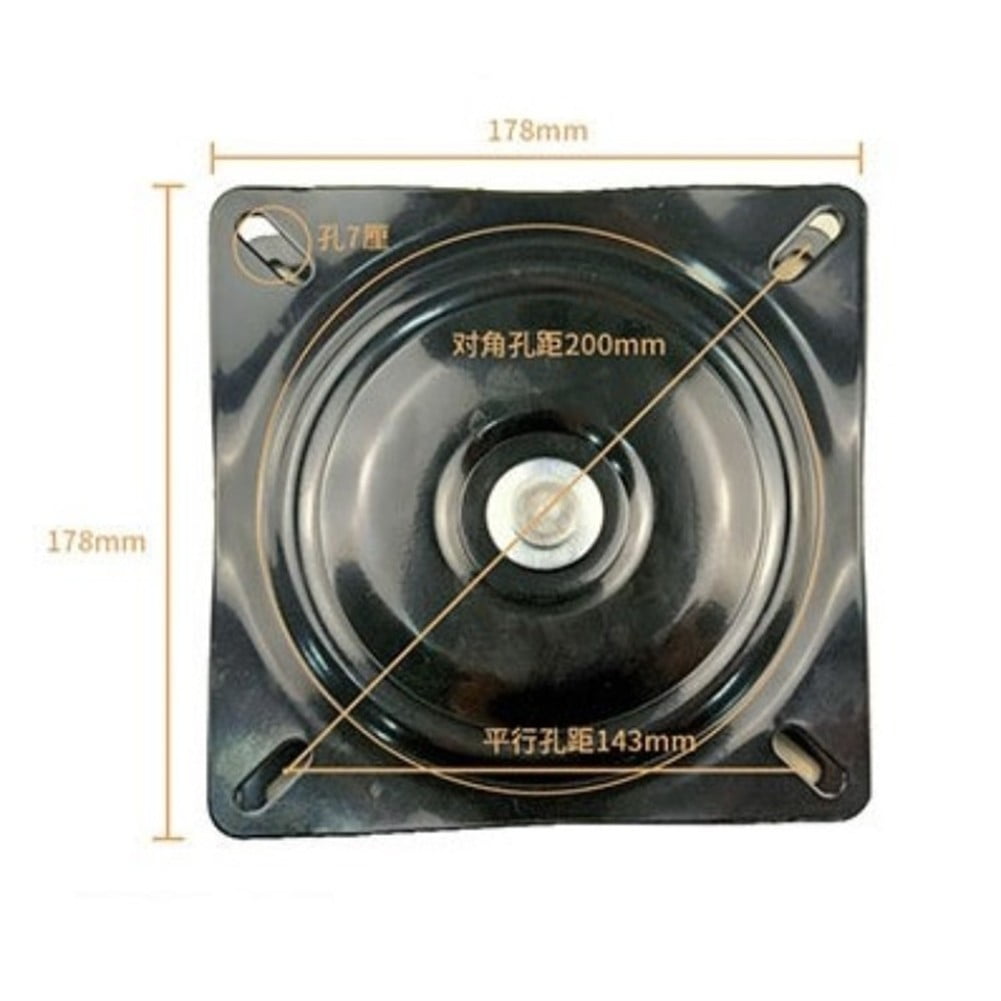 5-8 Inch Heavy Duty Square Turntable Plate Bearings Bar Stool Swivel ...