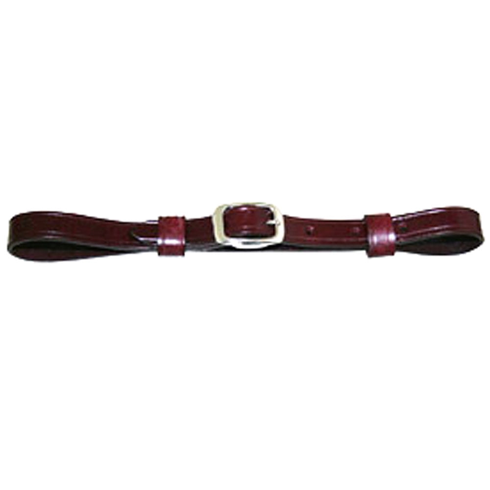 5/8 Inch Hilason Western Tack Horse Latigo Burgundy Flat Leather Curb ...