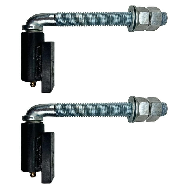 5/8" Inch J-Bolt Gate Hinge – 6” Inch Length - Adjustable Gate Hinges ...