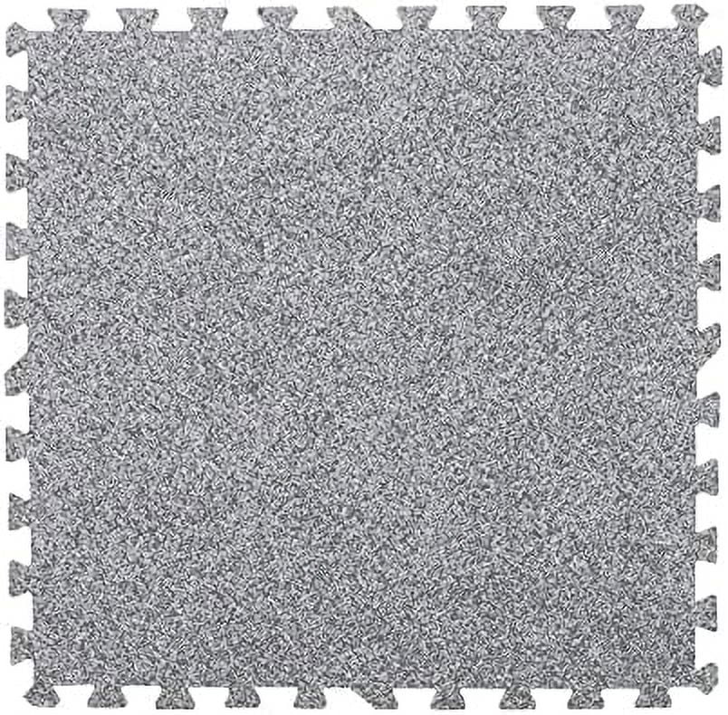 5/8 Inch Thick Premium Soft Carpet-Top Foam Tiles | High-Density ...