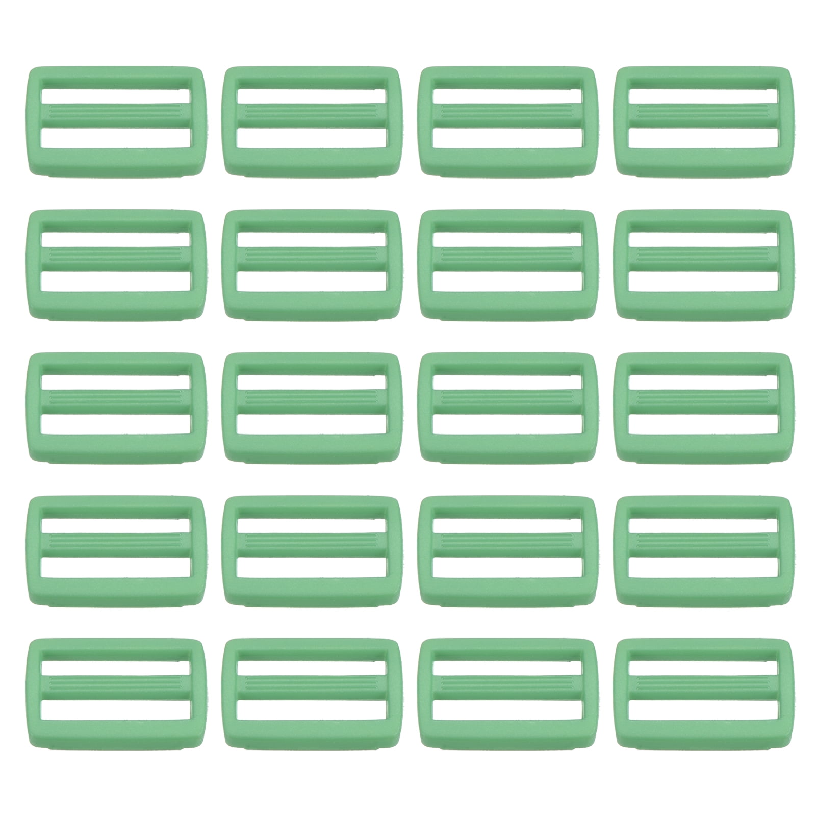 5/8 Inch Tri-Glide Slide Buckles Webbing Strap Fastener, Green, 100 ...