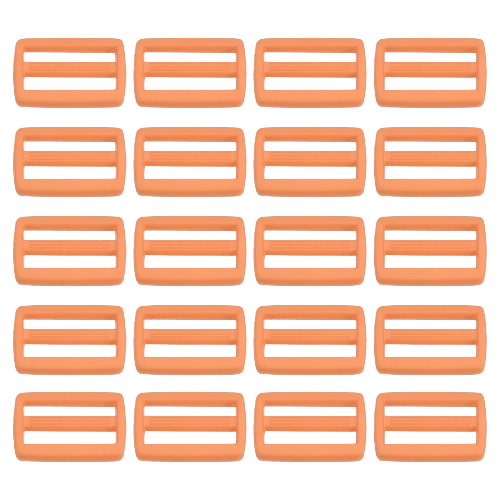 5/8 Inch Tri-Glide Slide Buckles Webbing Strap Fastener, Khaki, 50 Pack ...