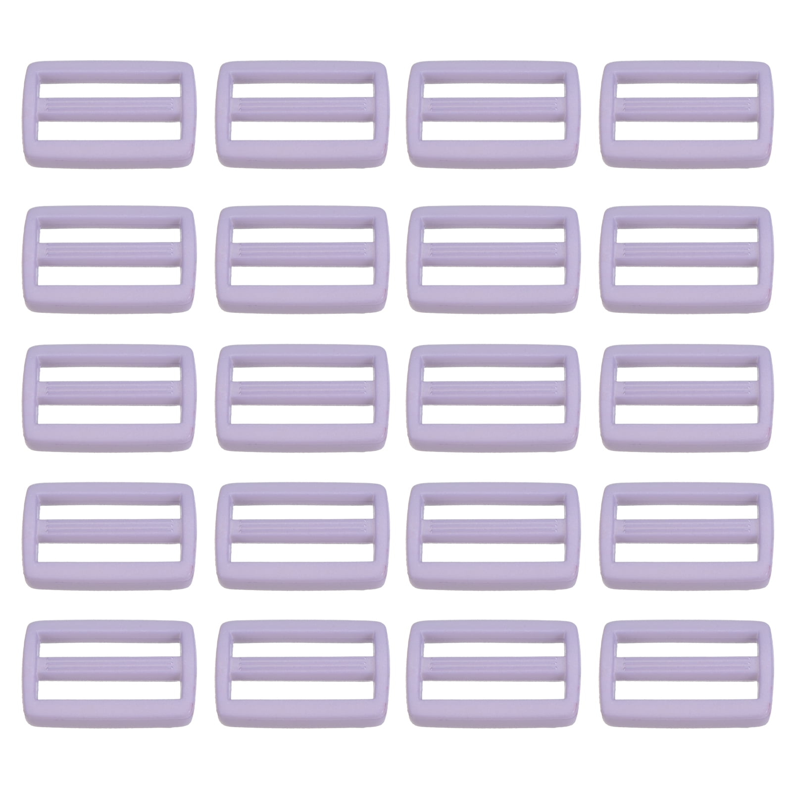 5/8 Inch Tri-Glide Slide Buckles Webbing Strap Fastener, Light Violet ...