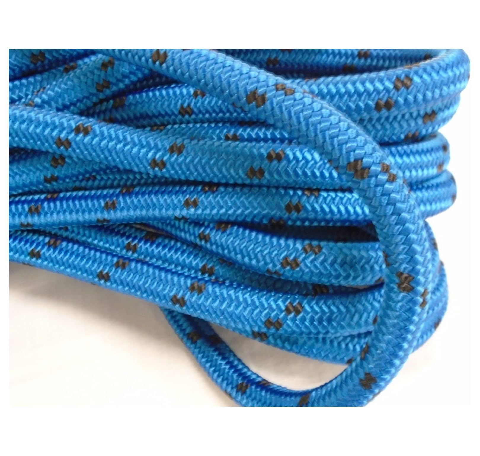 5/8 Inch by 100 Feet Double Braid Polyester Arborist Rope, Blue and ...