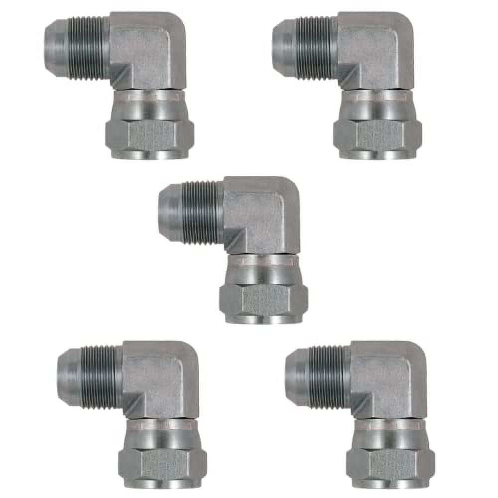 5/8" JIC Male x 1/2" JIC Female 90 Degree Swivel Nut Elbow/Joint ...