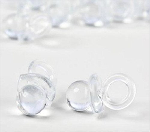 5/8" Mini Clear Pacifiers Baby Shower Game Party Decoration Favors ...