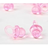 5/8" Mini Clear Pacifiers Baby Shower Game Party Decoration Favors Pink ...
