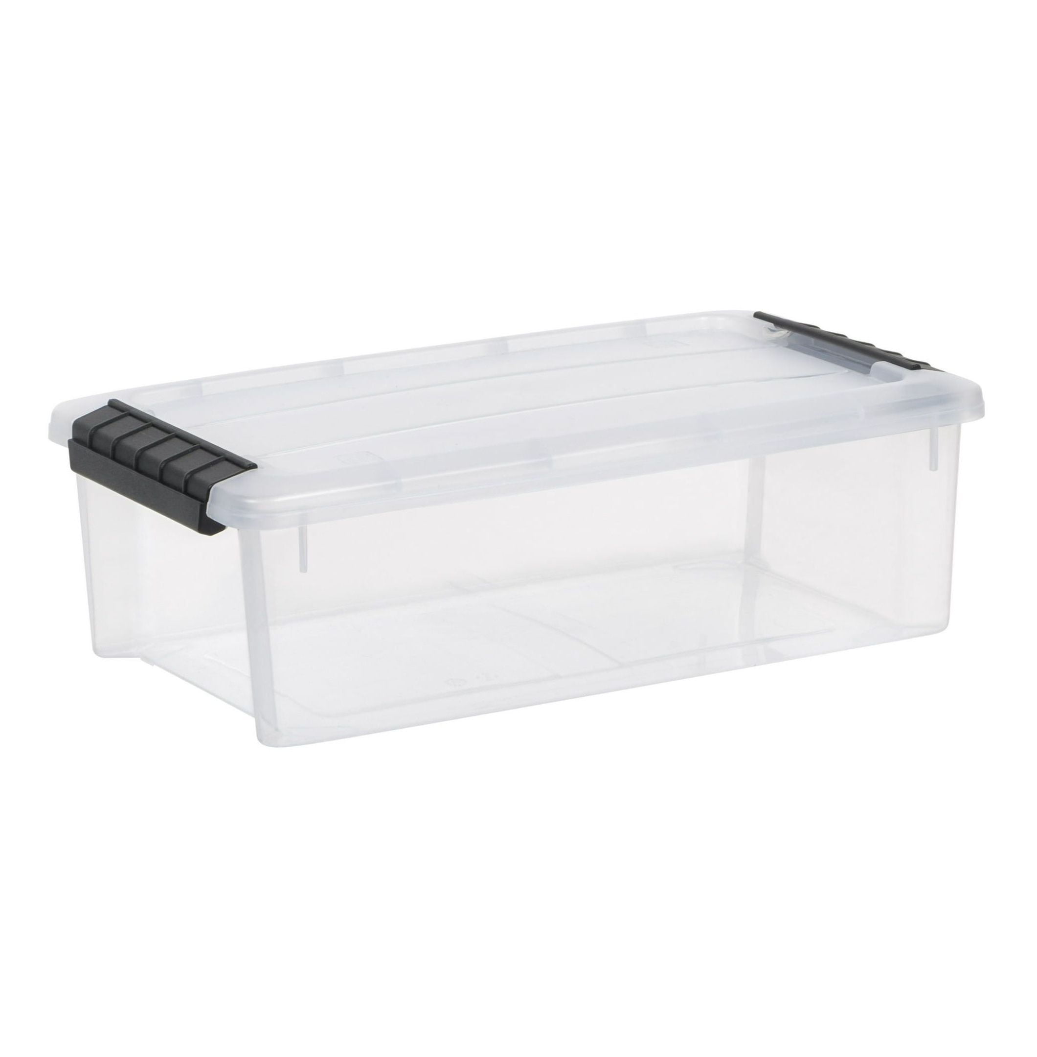5.8 Qt Storage Bins with Lids, Stackable Plastic Containers - Large ...