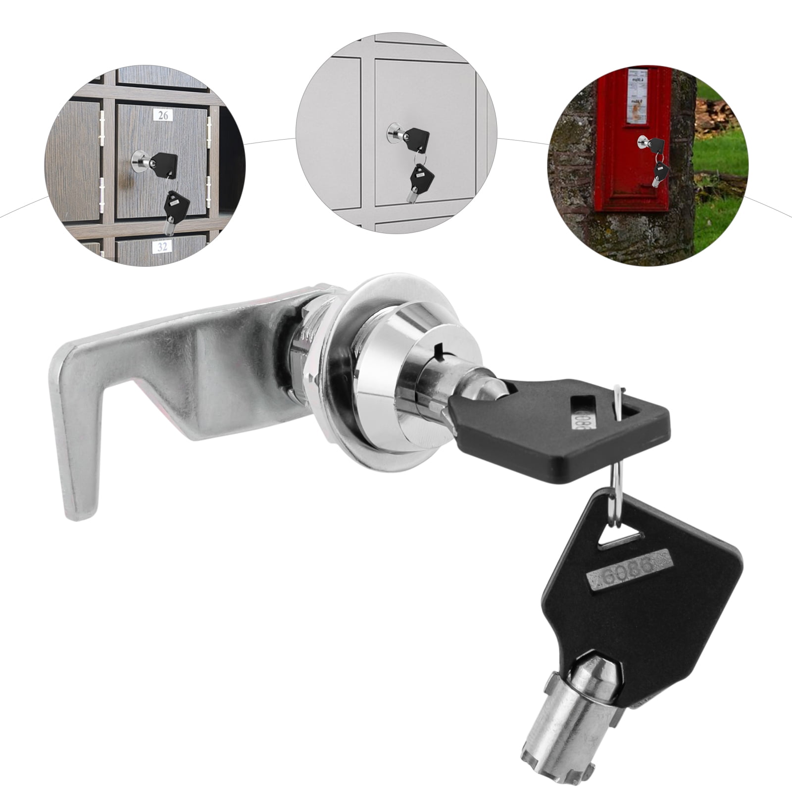 5/8" Storage Lock Set Tool Box Lock Lightweight Anti-theft Lock ...