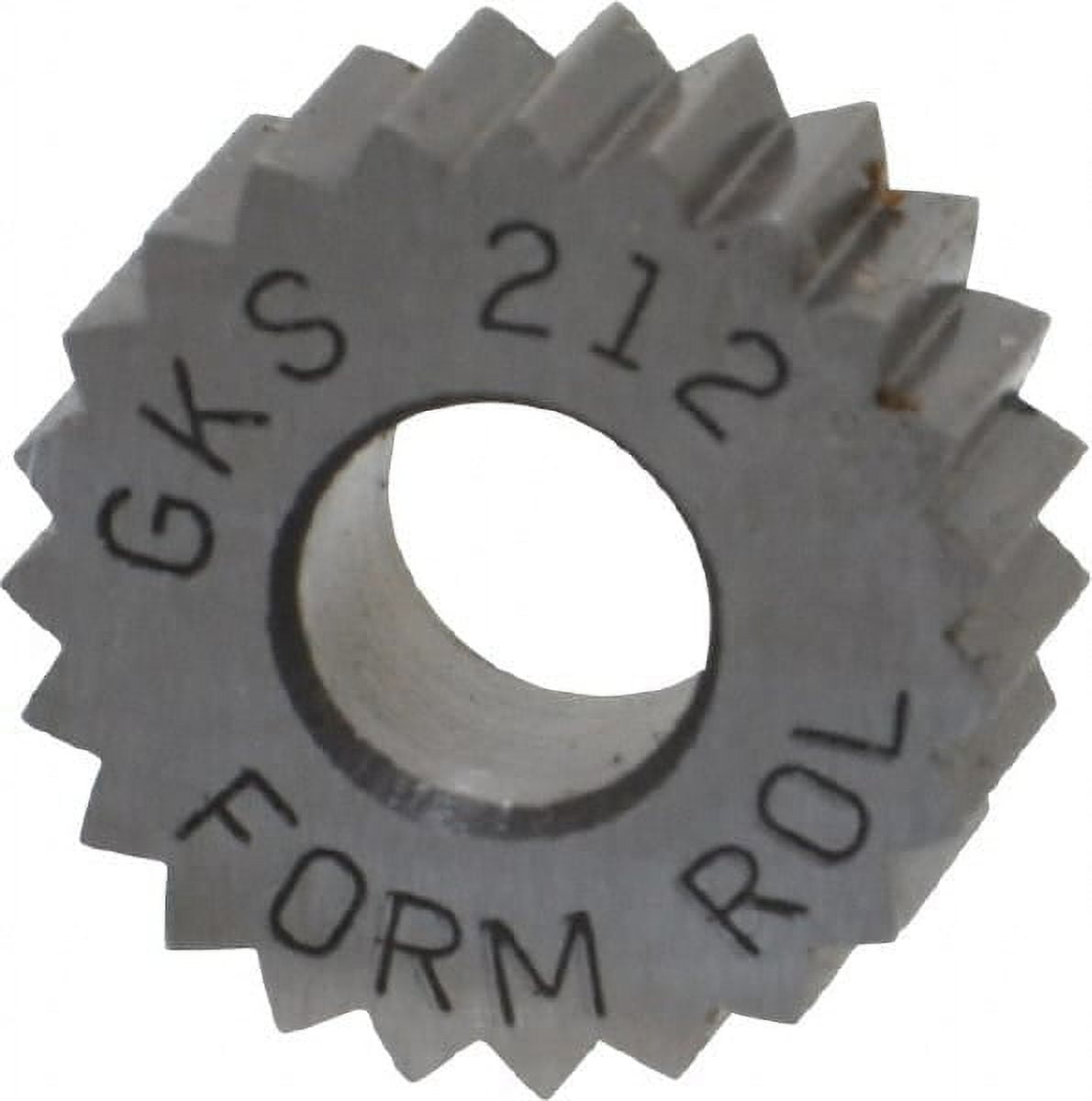 5/8" Straight Knurl Wheel, 90° Tooth Angle, 12 TPI Form Wheel, 1/4 ...