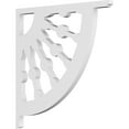 5/8"W X 12"D X 12"H Classic Wagon Wheel Architectural Grade PVC Bracket ...