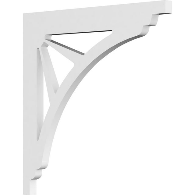 5/8"W X 12"D X 12"H Stanford Architectural Grade PVC Bracket - Walmart.com