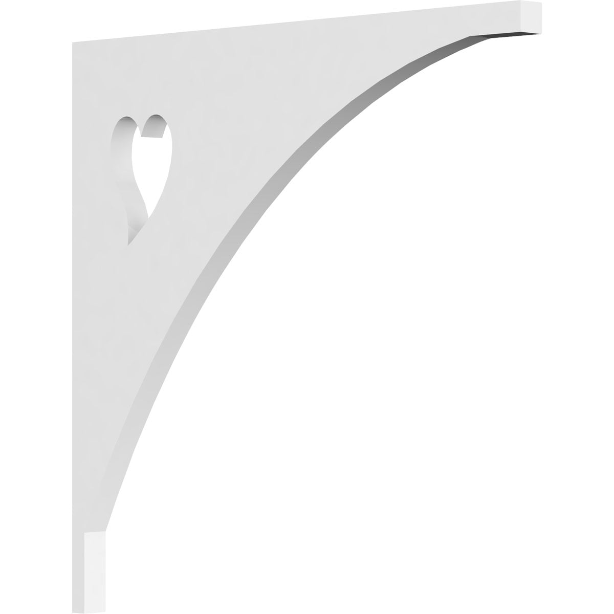 5/8"W X 12"D X 12"H Winston Architectural Grade PVC Bracket - Walmart.com
