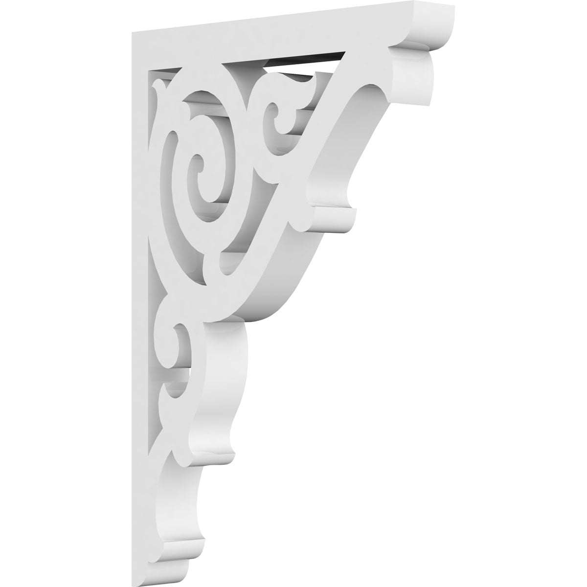 5/8"W X 4"D X 6"H Athens Architectural Grade PVC Bracket - Walmart.com