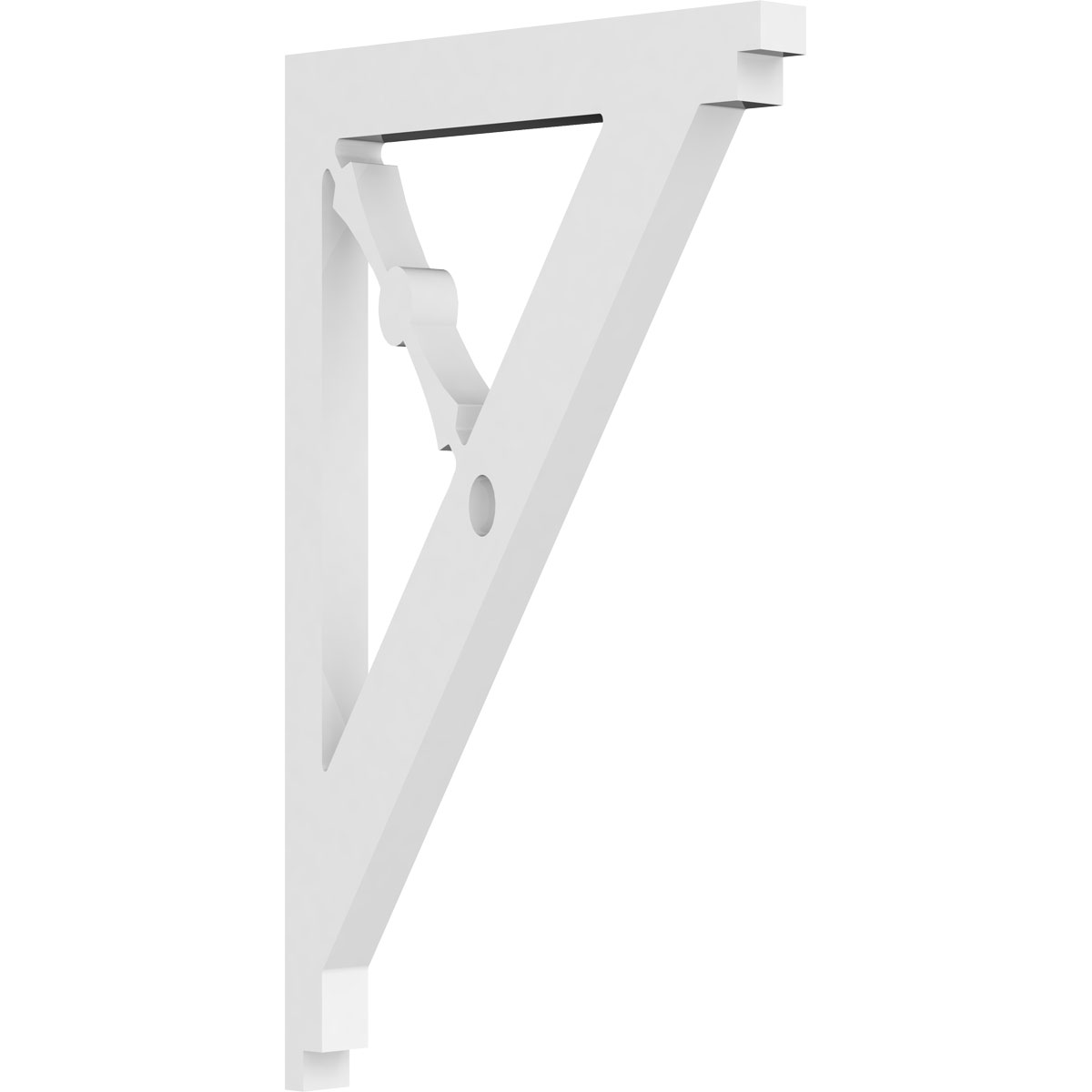 5/8"W X 6"D X 10"H Artisan Architectural Grade PVC Bracket - Walmart.com
