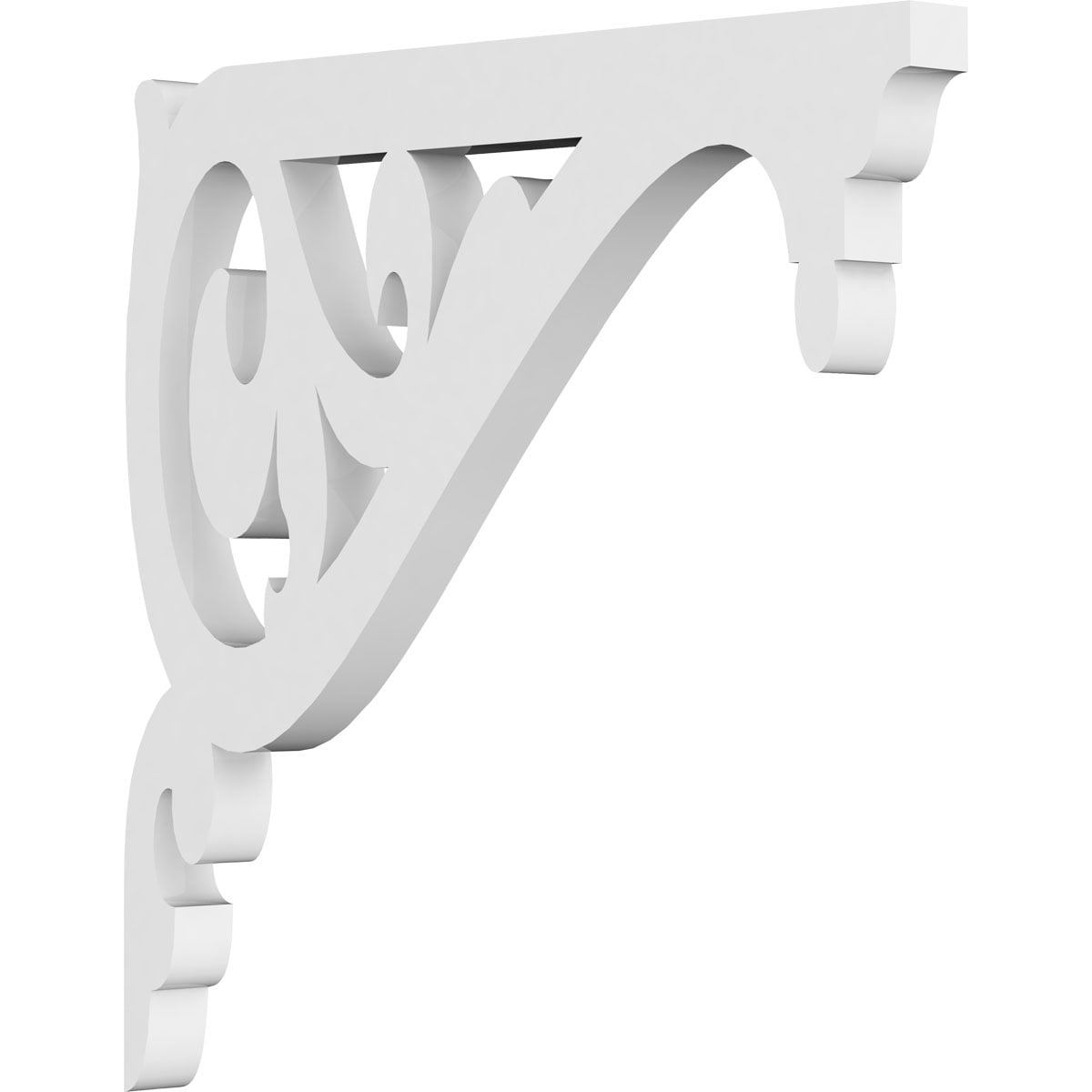 5/8"W X 8"D X 8"H Carrillo Architectural Grade PVC Bracket - Walmart.com