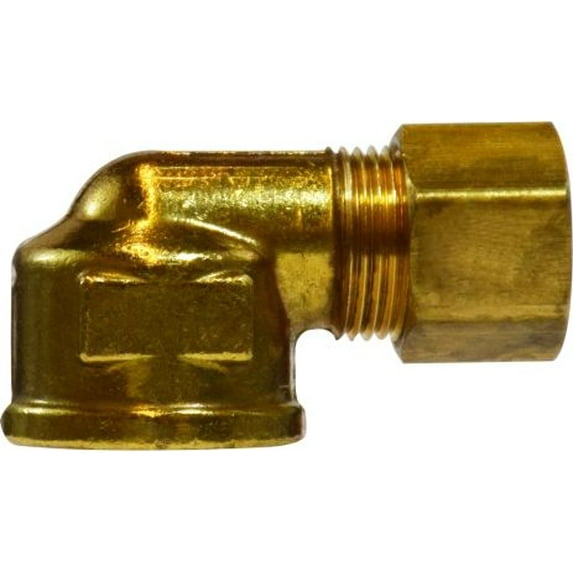 5/8 X 3/4 Comp X FIP Elbow, Compression, Brass Fittings - Walmart.com