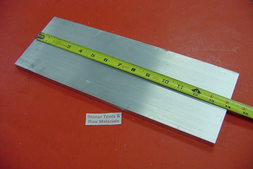 5/8" X 5" Aluminum 6061 T6511 Solid Flat BAR 14" Long +.07"/-0 Extruded ...