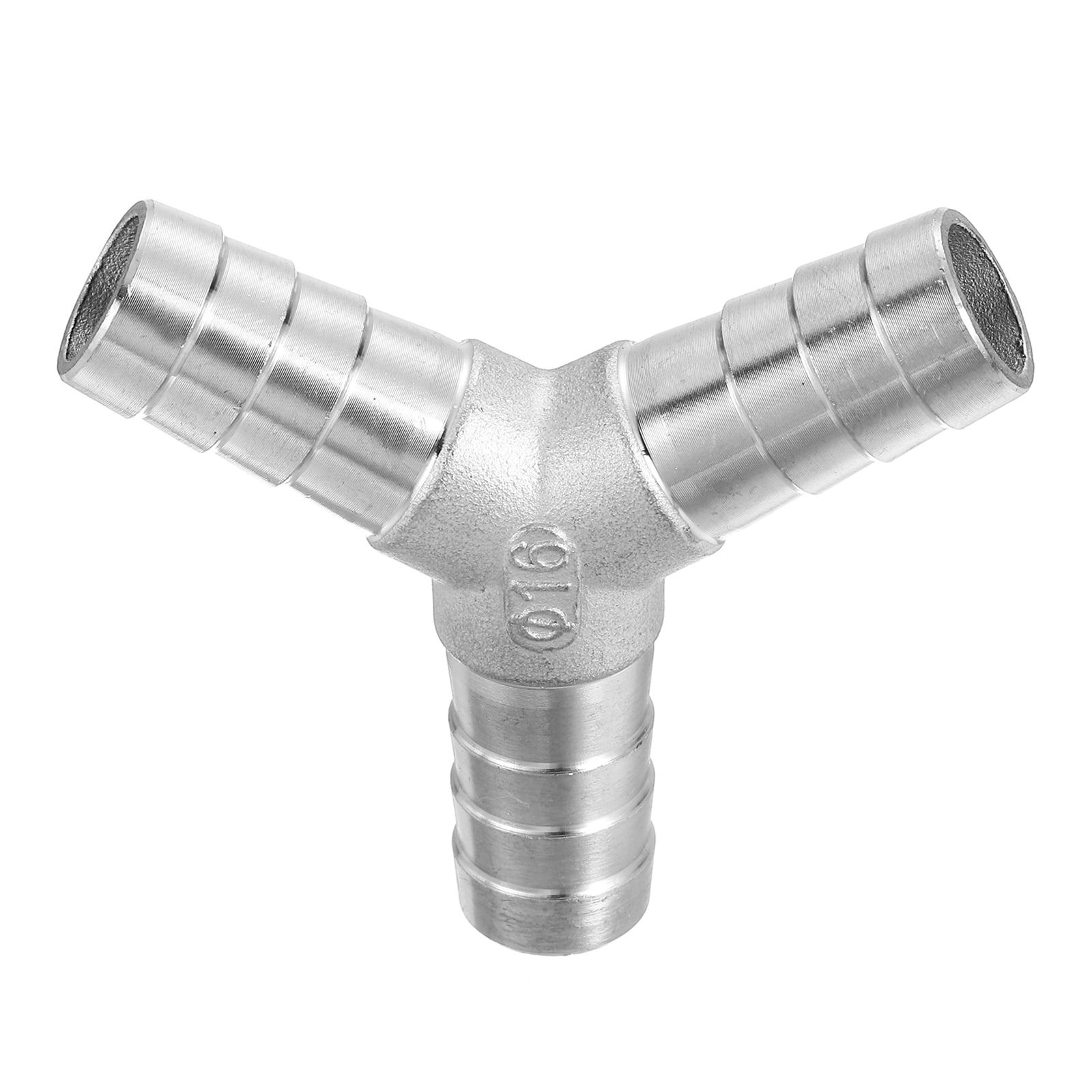 5/8" Y Shape Hose Barb Pipe Fitting, 304 Stainless Steel 3 Way Pipe ...