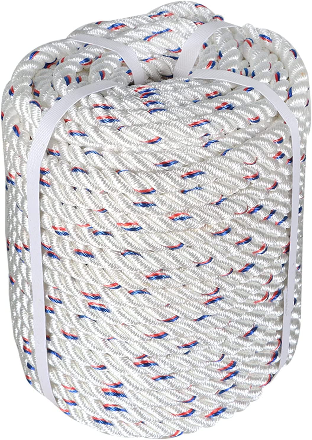 5/8 inch Double Braided Polyester Rope, 150ft Arborist Bull Rope ...