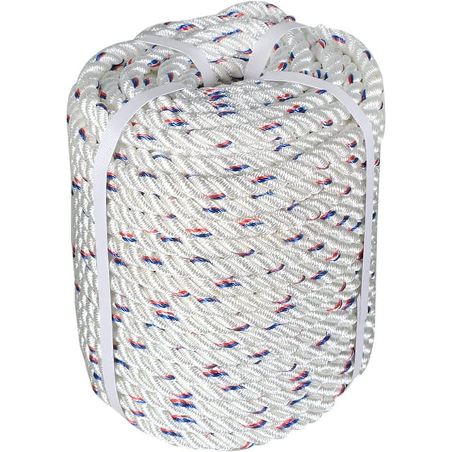 5/8 inch Double Braided Polyester Rope, 150ft Arborist Bull Rope ...