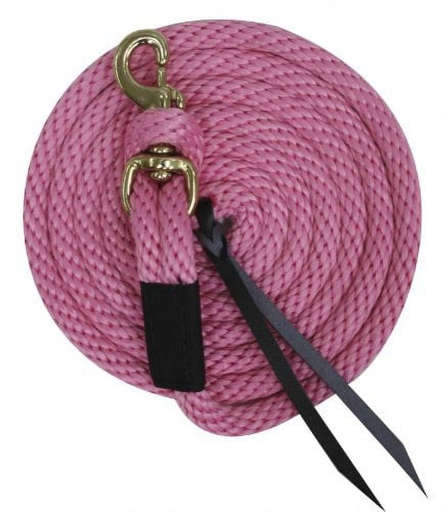 5/8" x 10' Poly Lead w/ Removable Brass Snap & Leather Ends - Walmart ...