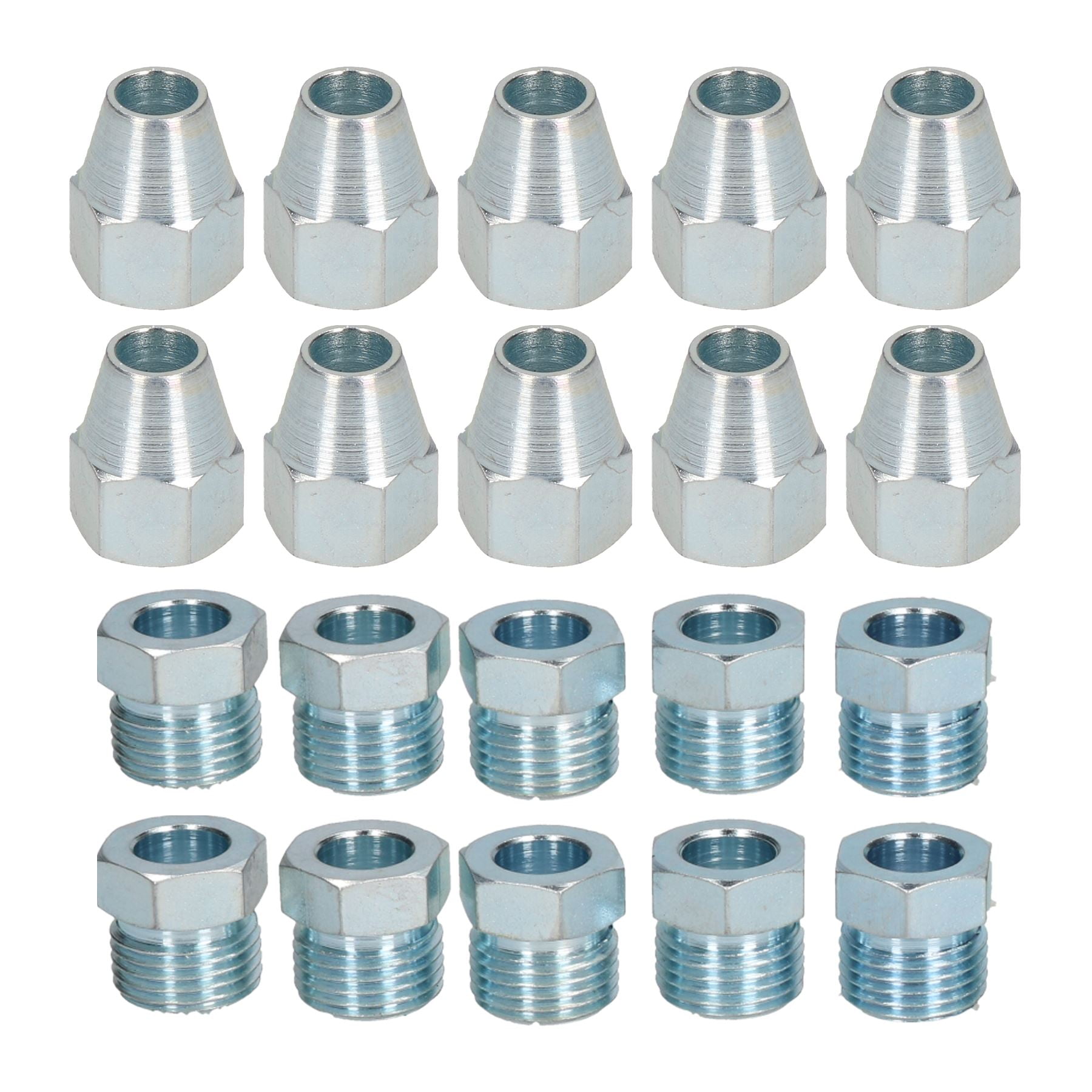 5/8" x 18 UNF Male and Female Steel Brake Pipe Fittings for 3/8" Pipe ...