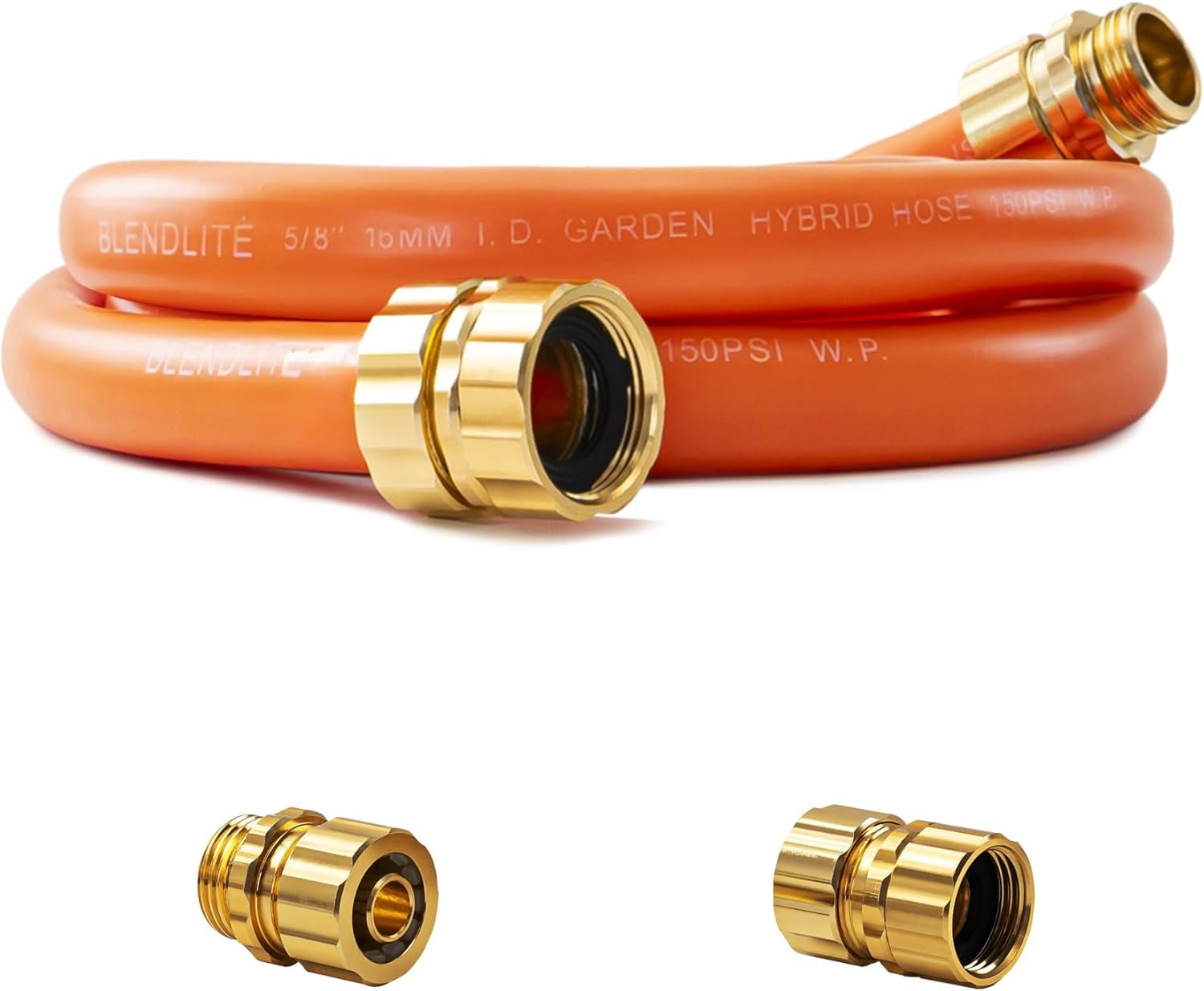 5/8" x 3ft Hybrid Garden Hose, Custom Length, -40°F to 150°, All ...
