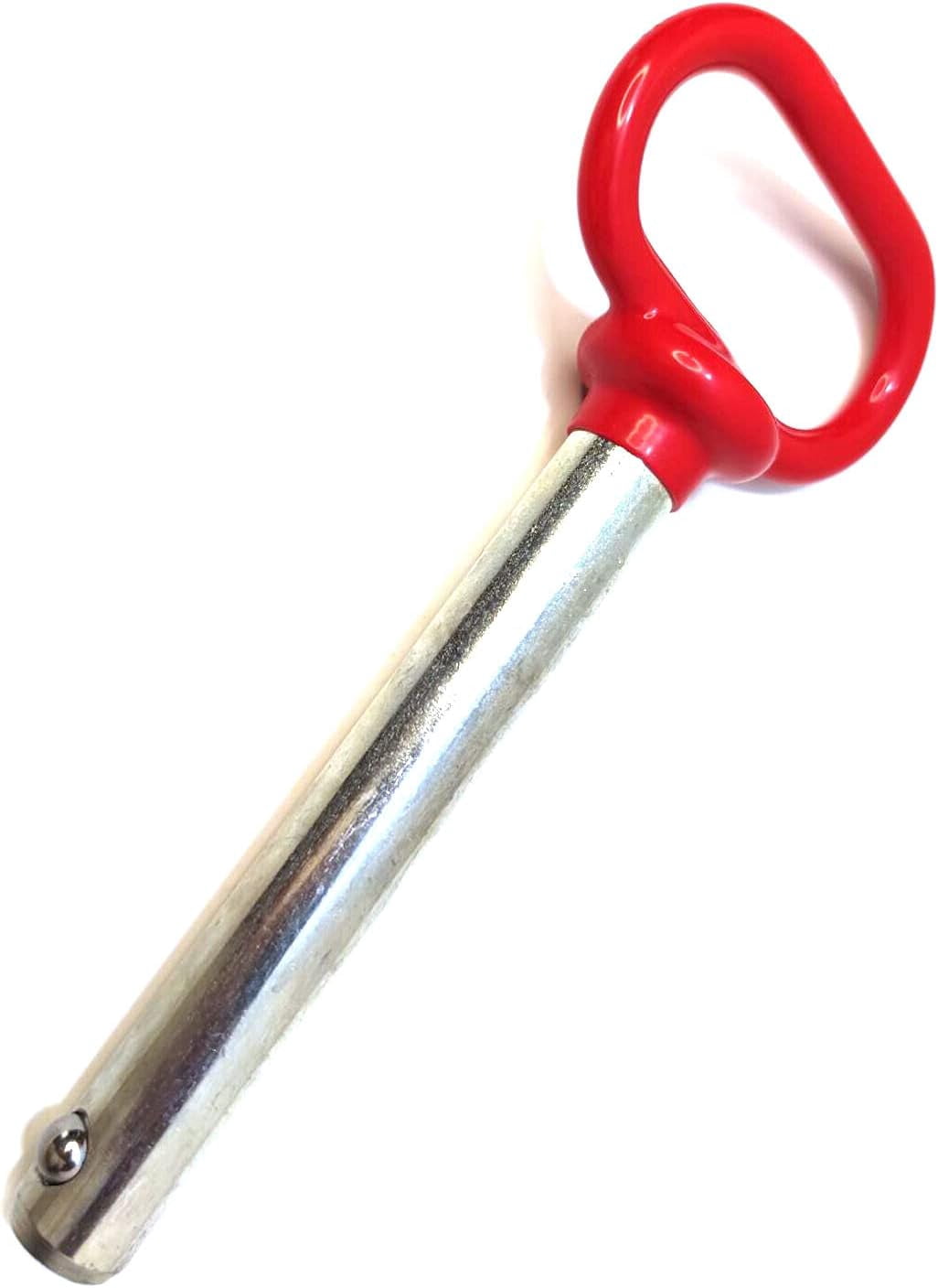 5/8" x 4" Red Handle Detent Pin ,Head Towing Hitch Pin,Safety Coupler ...