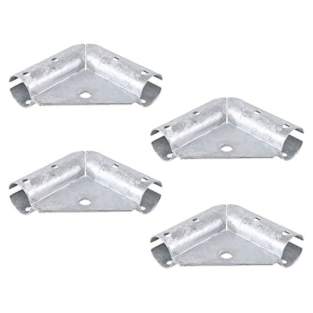 5/8" x 5/8" Chain Link Fence Gate Corner | Pressed Steel Gate Corner ...