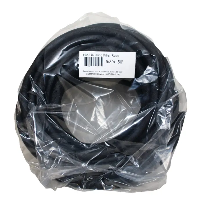 5/8" x 50' Sashco 30623 Filler Rope Pre-Caulking Closed Cell Backer Rod ...