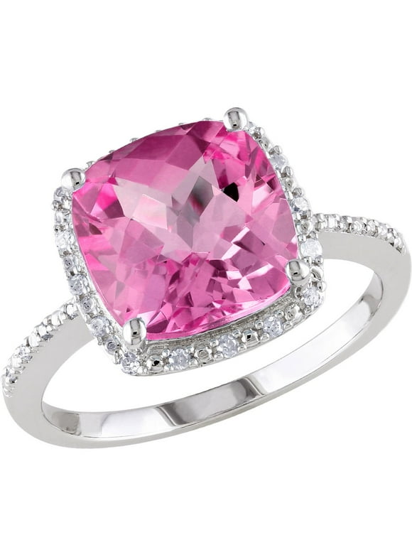 White Sapphire Lab Created