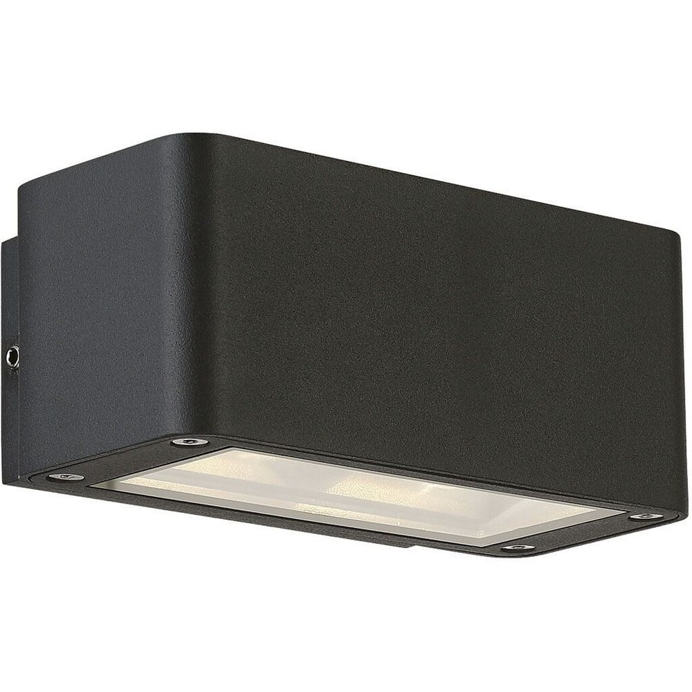 5.88 Inch 12W 4 Led Outdoor Wall Mount-Graphite Grey Finish Eurofase ...