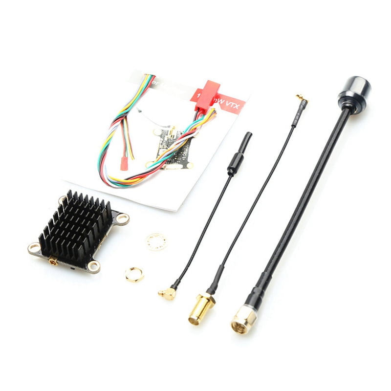 5.8G 1.6W VTX 48CH FPV Video Transmitter with Antenna 7-26V for FPV ...