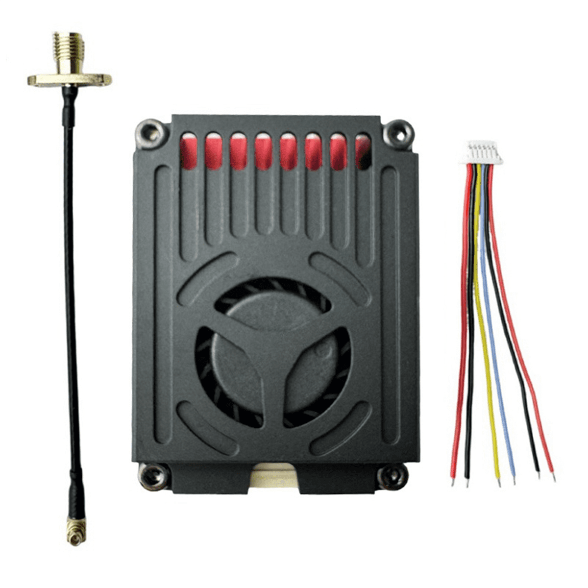 5.8G 4.9G 5W FPV VTX 64CH Audio Video Transmitter DC7V-36V PAL/NTSC for Long Range RC pwm25 ...