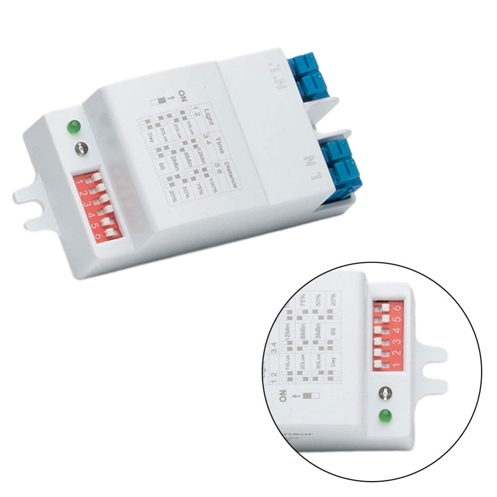 5.8G Microwave Induction Switch 360° Human Motion Sensor Module AC 220V ...