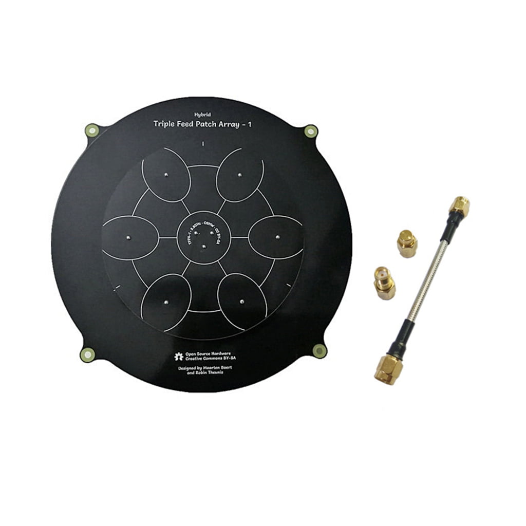 5.8GHz Triple Feed Patches Array 14dBi Inner Hole Port Images ...