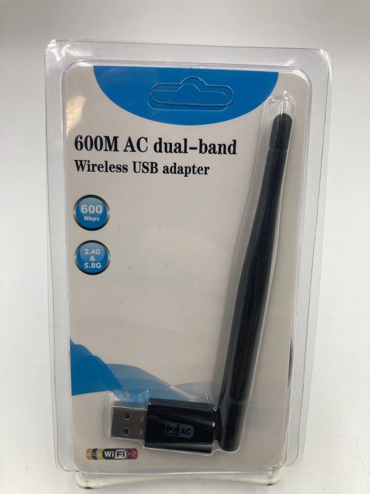 5.8Ghz/2.4Ghz Dual Band Wireless Usb Wifi Adapter Ac600Mbps -Free ...