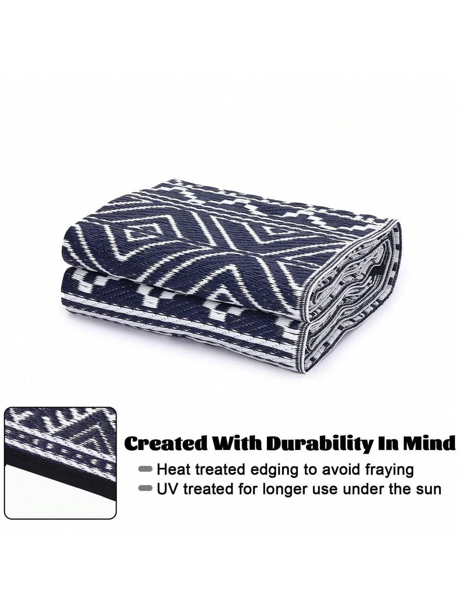 5*8ft Outdoor Rug,Reversible Boho Camping Rug,Waterproof Plastic Rug ...