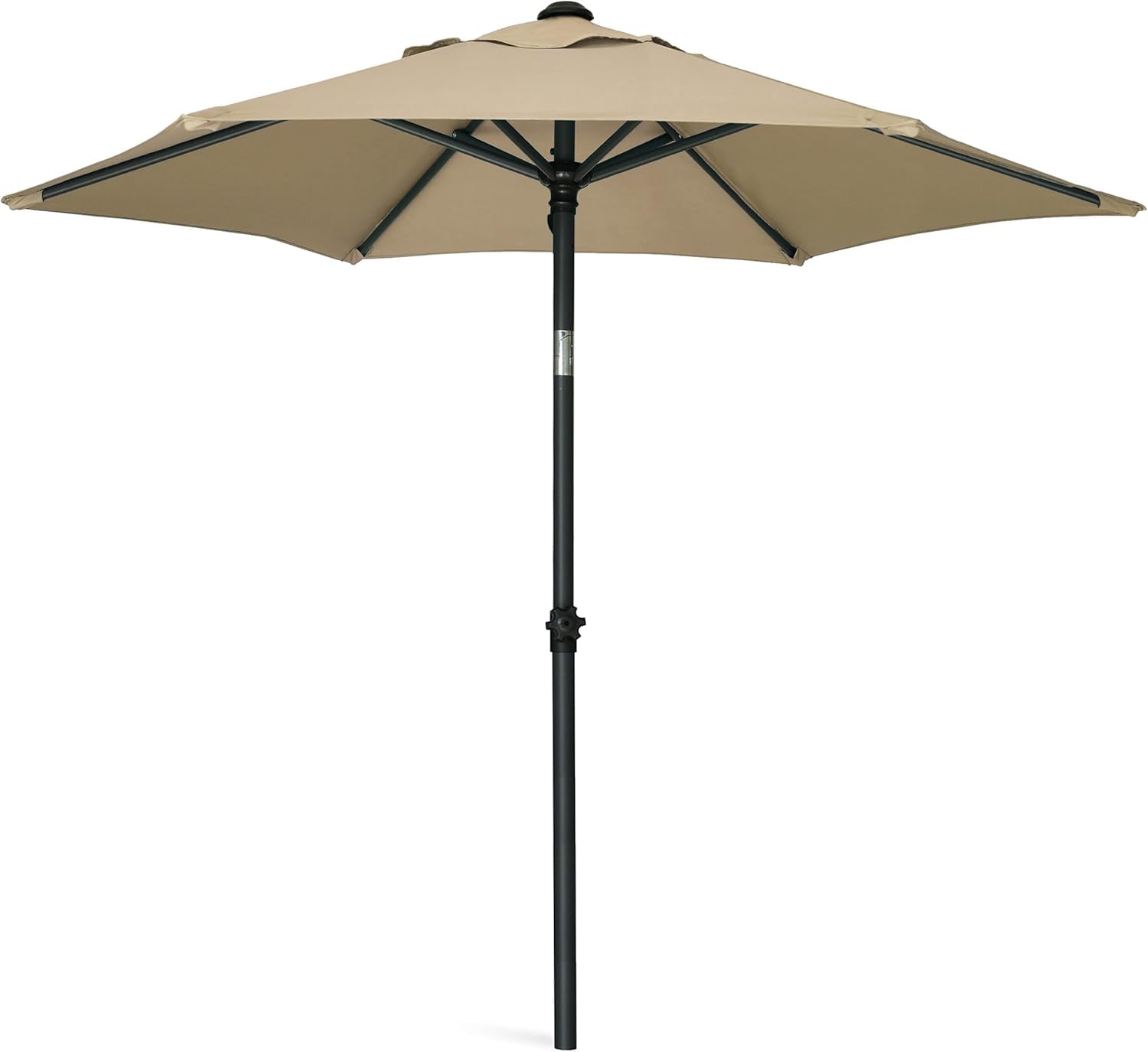 5.8ft Patio Umbrella Outdoor Table Umbrellas with Push Button Tilt ...