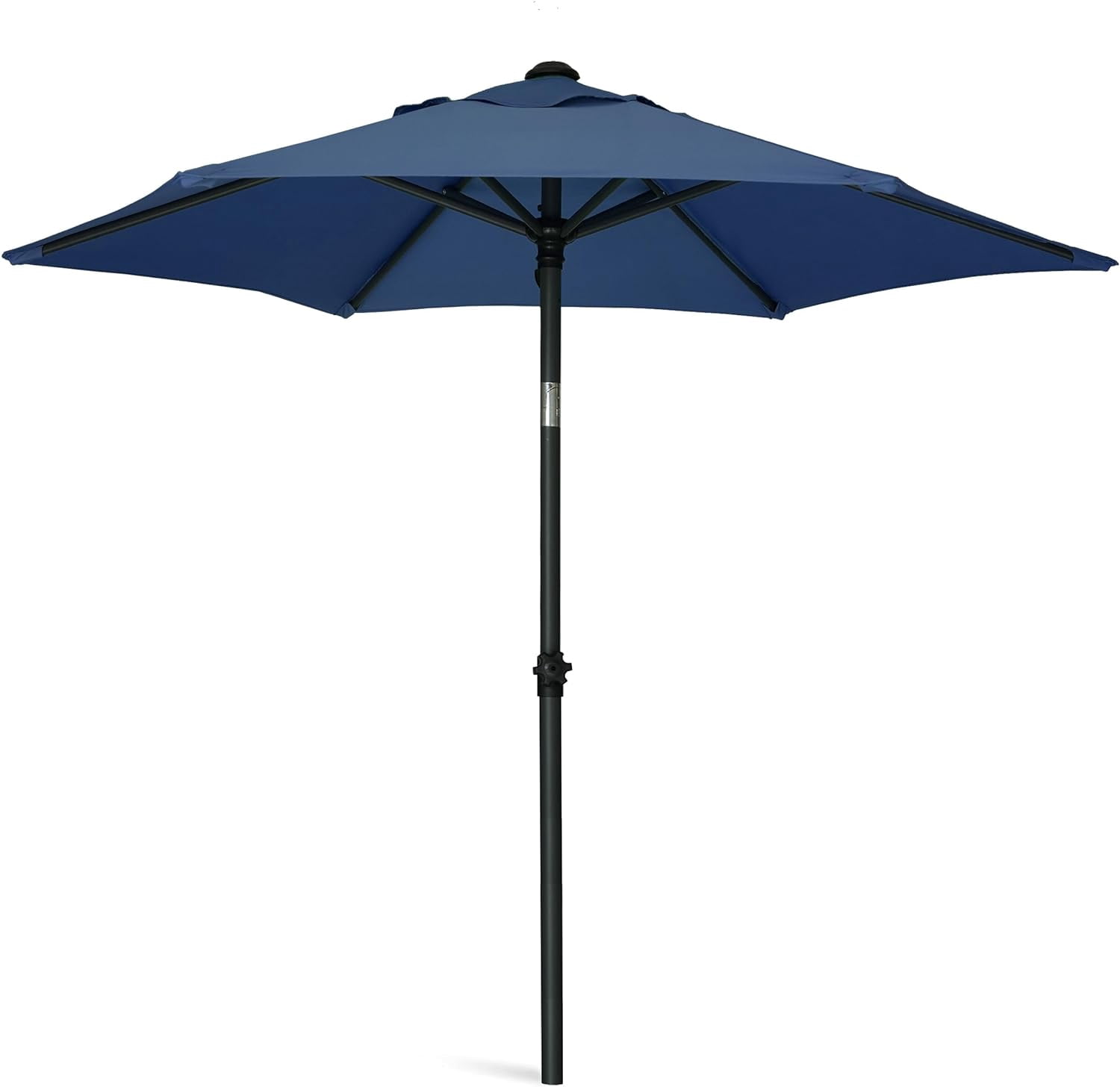5.8ft Patio Umbrella Outdoor Table Umbrellas with Push Button Tilt ...