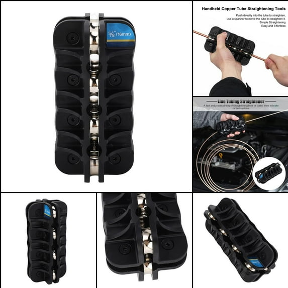 5/8in Tubing Straightener, Durable PVC Aluminum Tool for Bending Coils ...