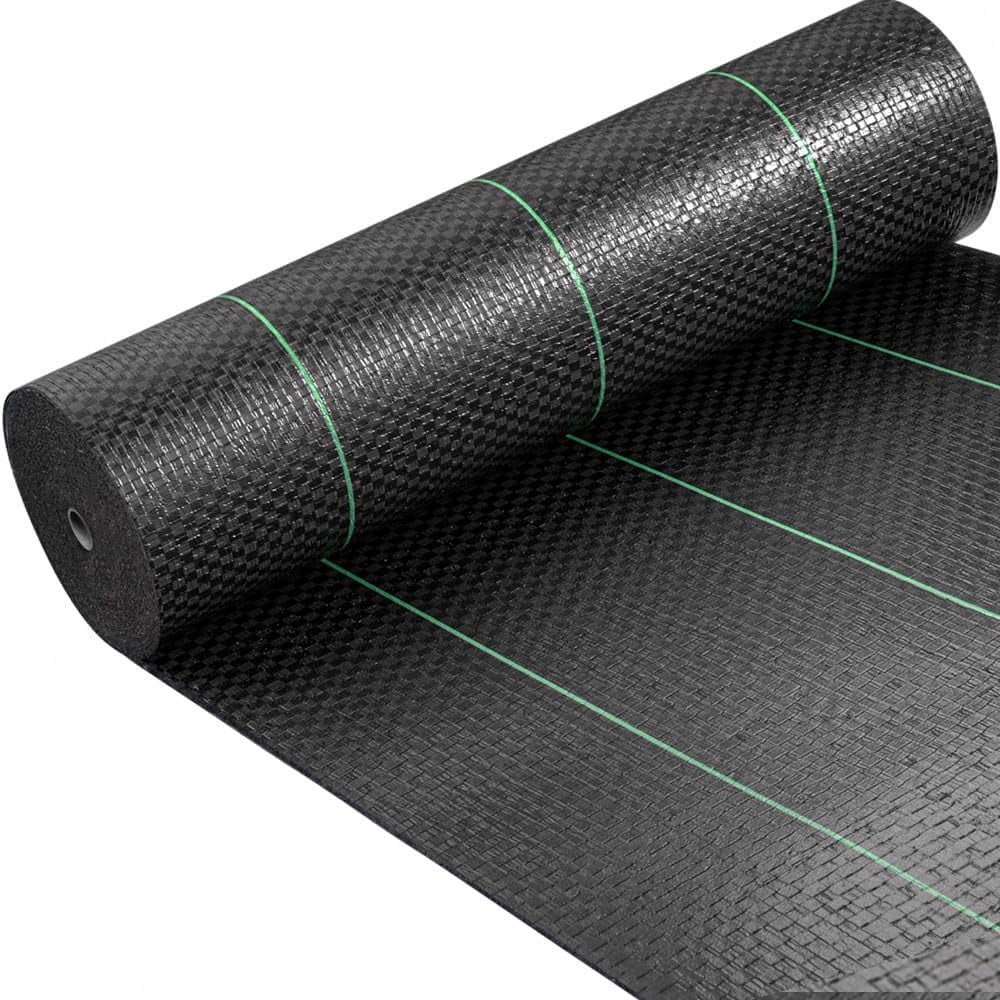 5.8oz 3ft x 50ft Weed Barrier Landscape Fabric Heavy Duty Ground Cover ...
