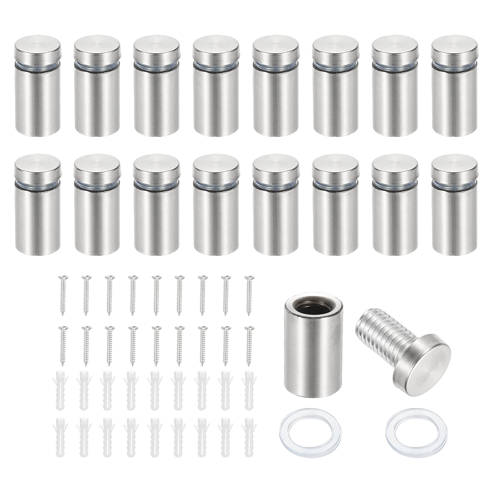 5/8x1.2" Standoff Screws, 16 Pack Stainless Steel Stand Off Wall Mounts ...