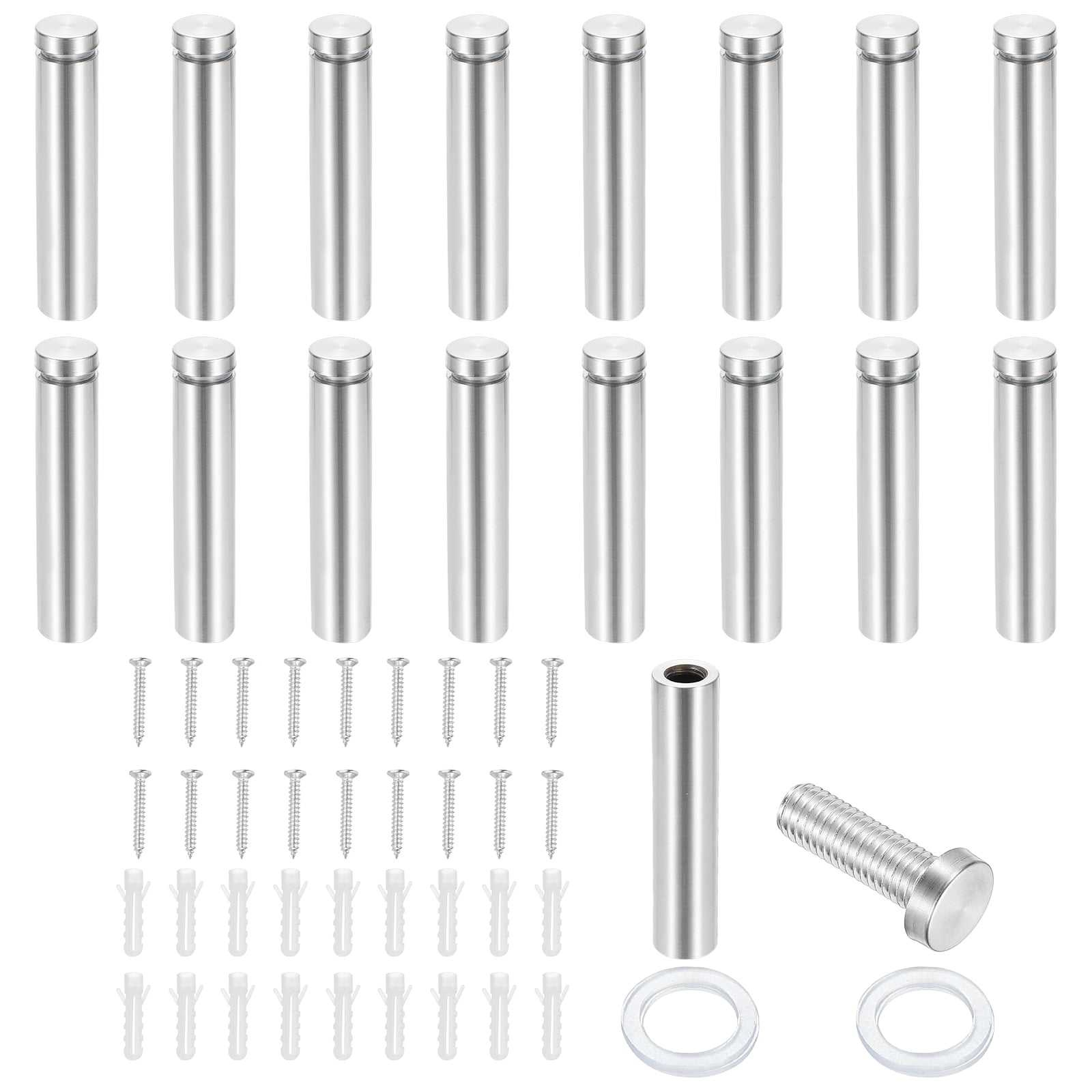 5/8x3.1" Standoff Screws, 16 Pack Stainless Steel Stand Off Wall Mounts ...