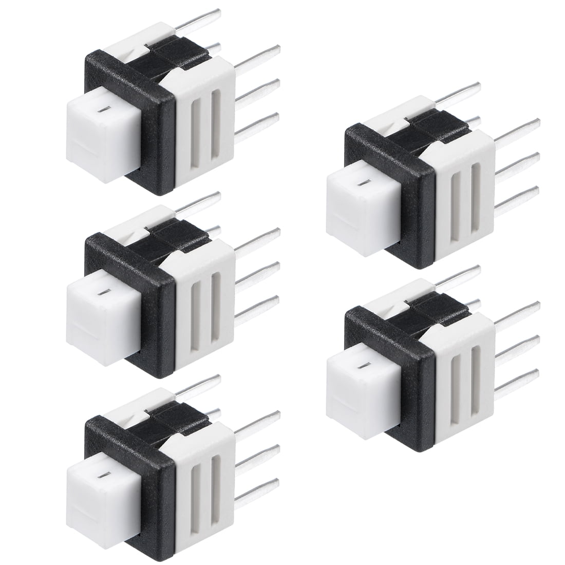 5.8x5.8x7mm PCB DIP Mounting Tact Tactile Push Button Switch Self Lock ...