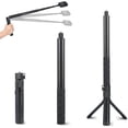 5.9"-47" Bullet Time Handle Tripod Rotating Grip with Invisible Selfie ...