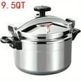 5/9.5QT Aluminum Pressure Cooker And Everyday Stew Pot - One-Twist Lock ...