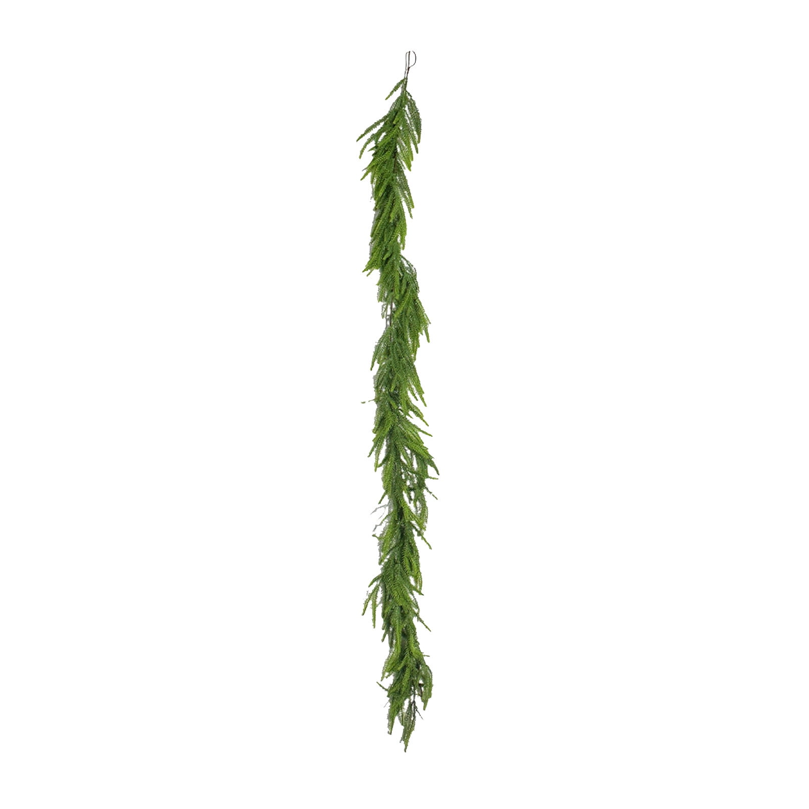 5.9 Ft Real Touch Christmas Garland, Soft Bendable, Lifelike Cedar ...