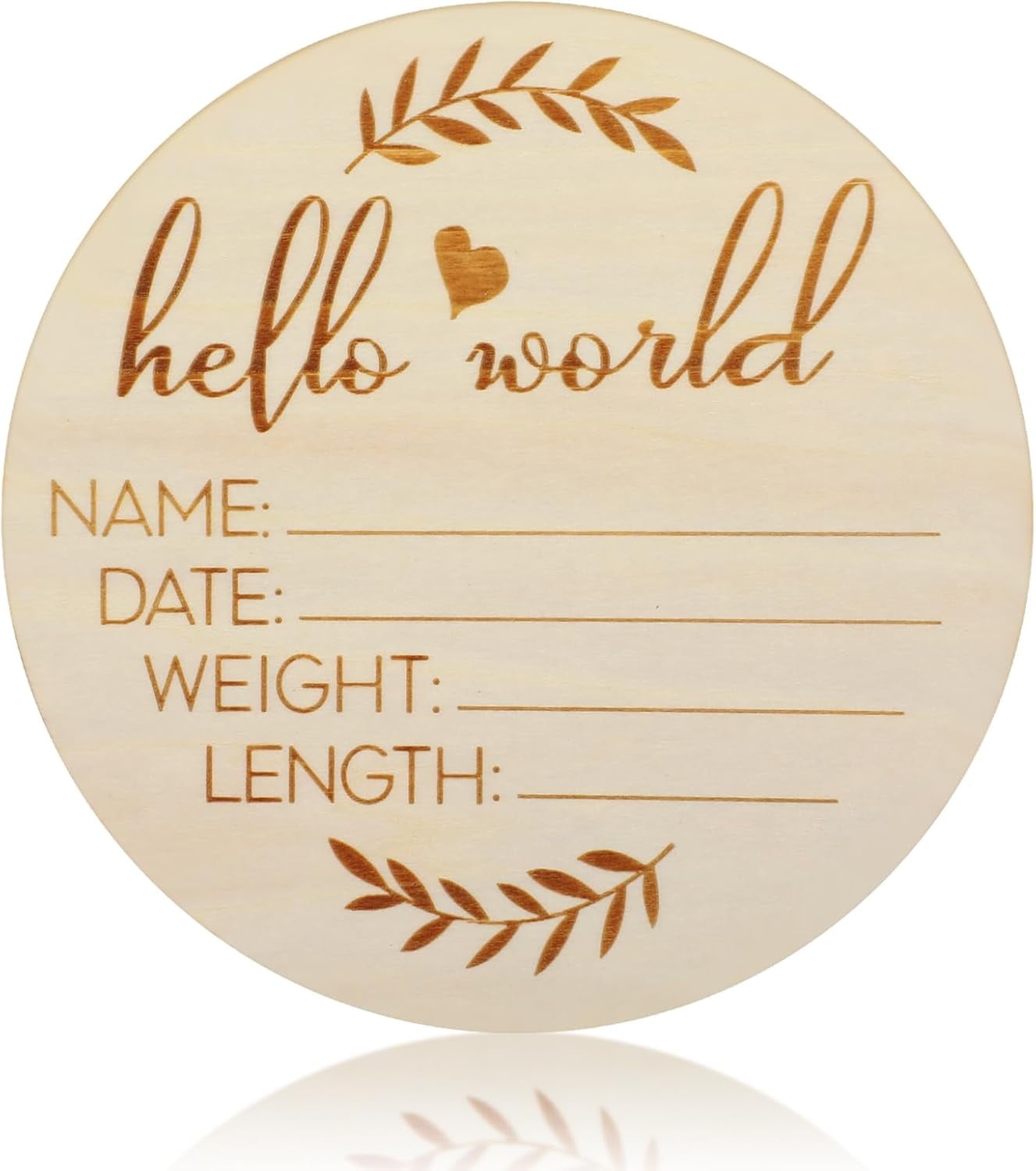 5.9 Inch Birth Announcement Sign for Hospital Baby Welcome Sign Baby ...